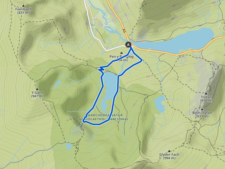 Giro ad anello di Llyn Idwal da Ogwen Cottage — Eryri / Parco nazionale ...